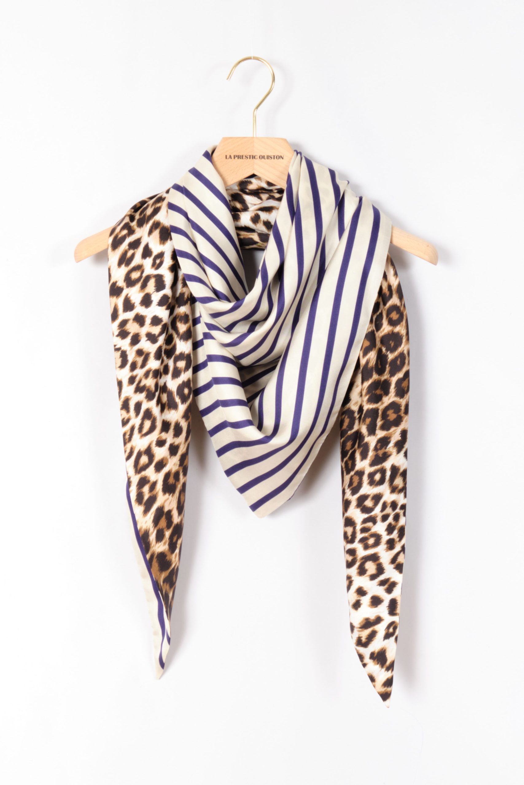 TEXAS Scarf - Mix ecru Sailor Stripes - La Prestic Ouiston