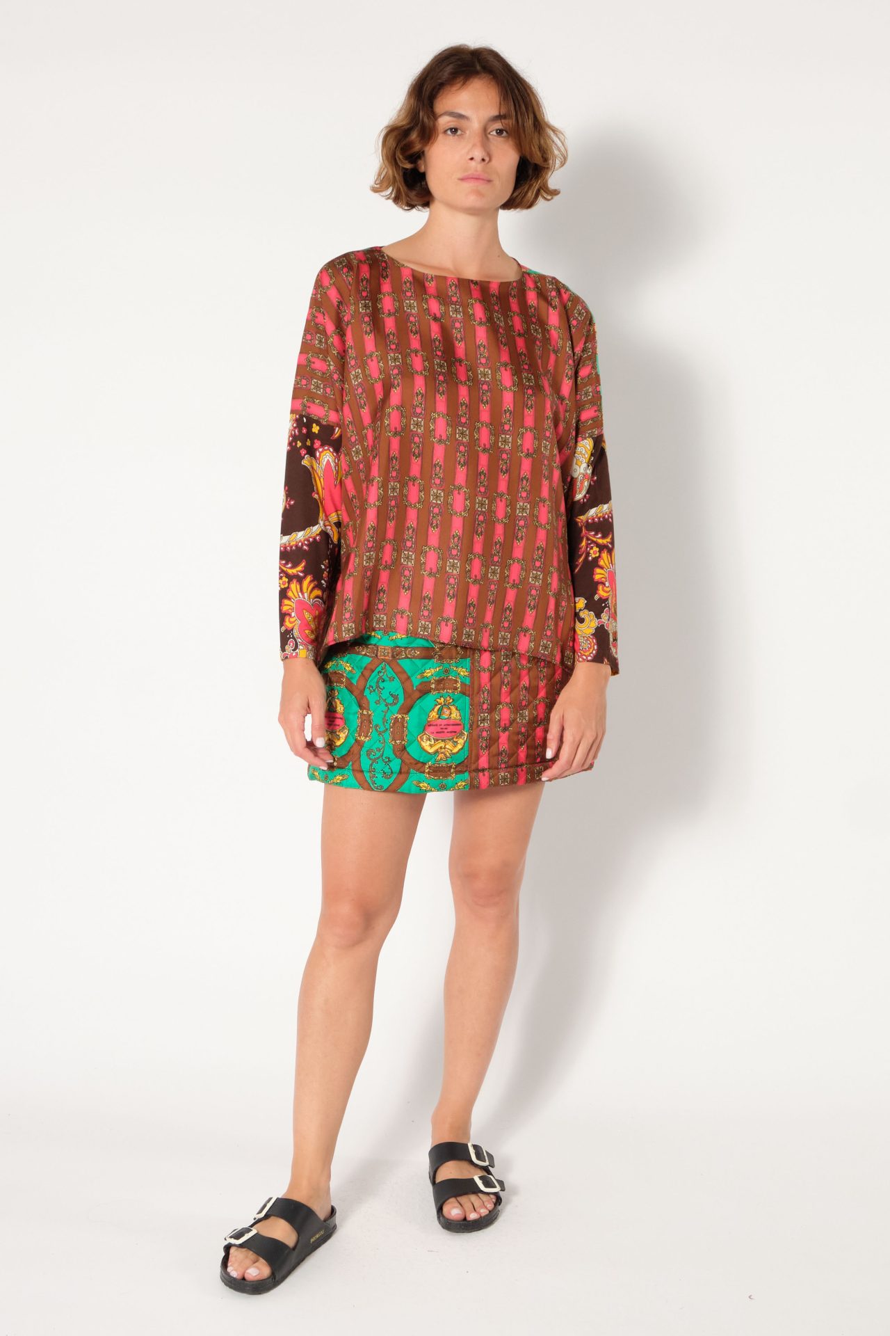 JANINE Top - Mix green Bridles - La Prestic Ouiston