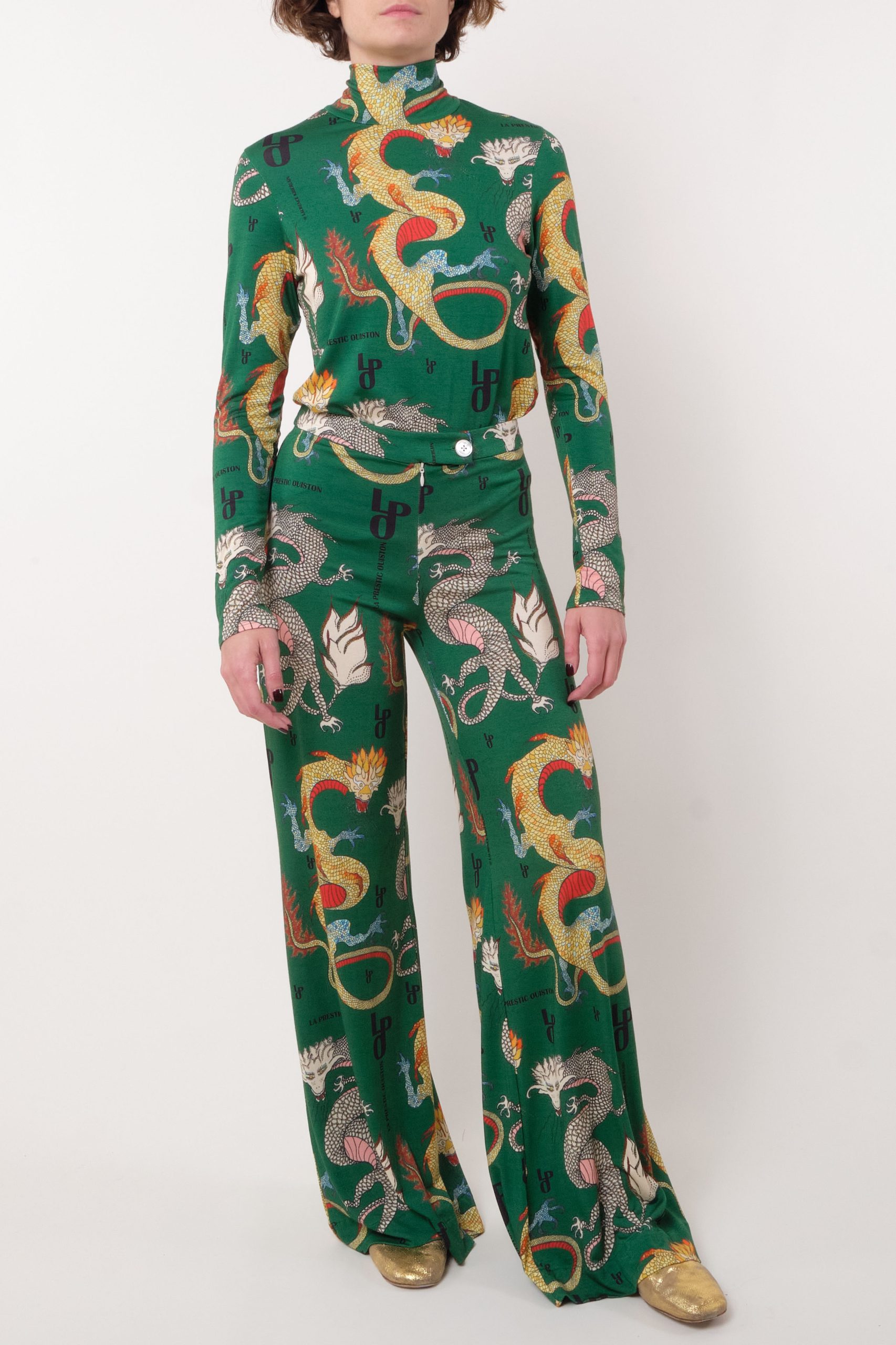 GIUDECCA Pants - Green Dragons LPO - La Prestic Ouiston