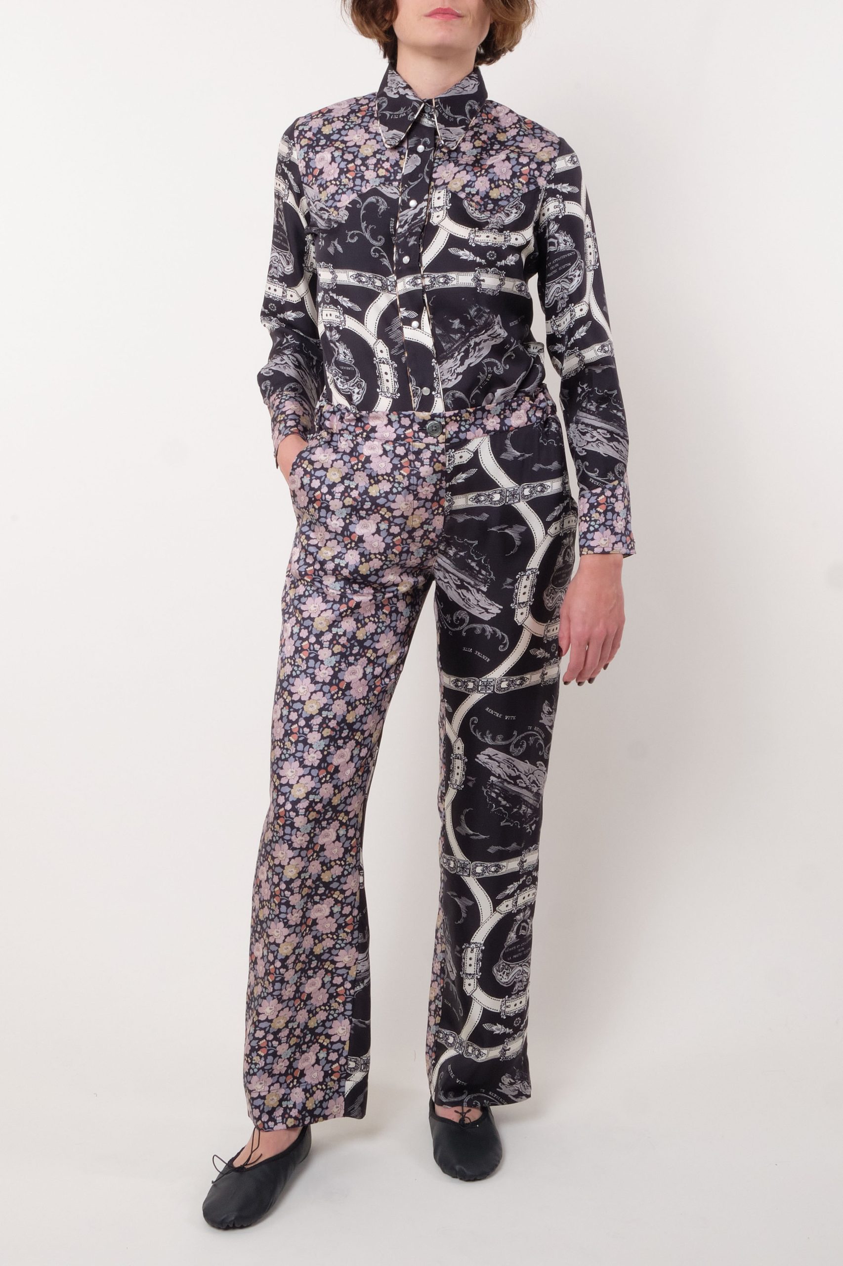 LUCKY Pants - Mix black Betsy - La Prestic Ouiston